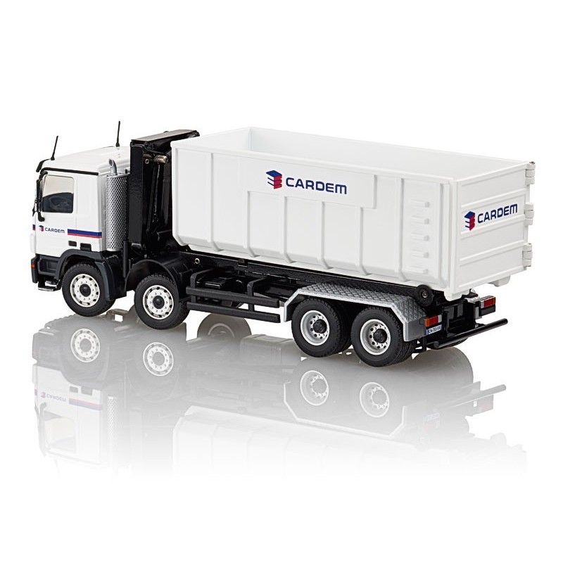 Roll-off tipper truck with crane Cardem